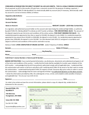 Fillable Online How to Set Up & Manage ACH Authorization Forms in 2021 ...