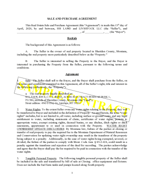 Fillable Online Sale and Purchase Agreement SAMPLE Fax Email Print - pdfFiller