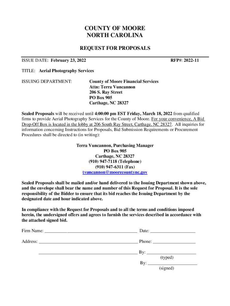 Fillable Online TITLE: Aerial Photography Services Fax Email Print - pdfFiller