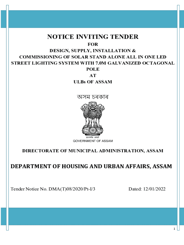 Fillable Online Tender for Design, Manufacture, Inspection, Supply ...