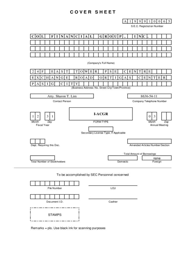 Fillable Online Cover Sheet Record Proceeding Fax Email Print - pdfFiller