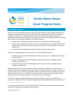 Fillable Online SFPUC Wins Agency of the Year Award for Water Recycling ...