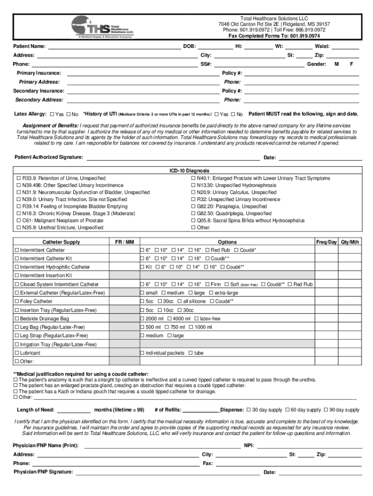 Fillable Online Back-Brace-CMN-form.pdf - Total Healthcare Medical ...