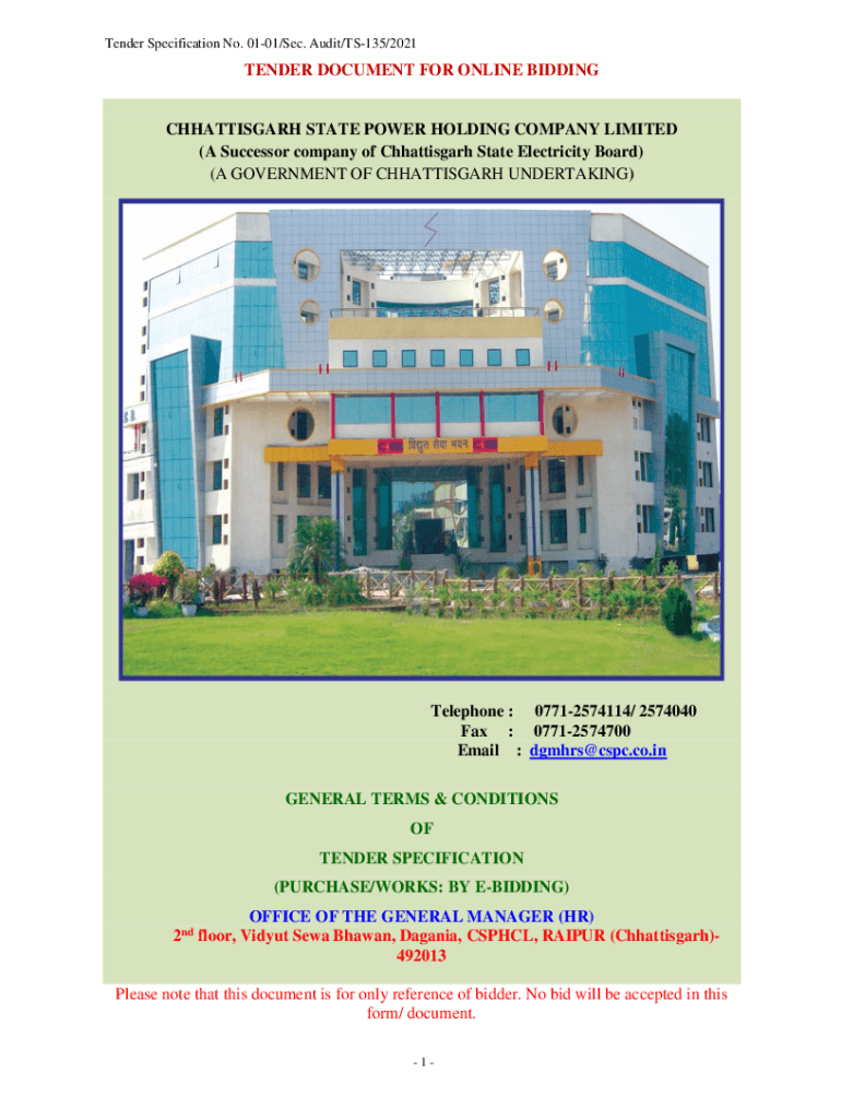 Fillable Online cspc co chhattisgarh state power distribution co. ltd ...