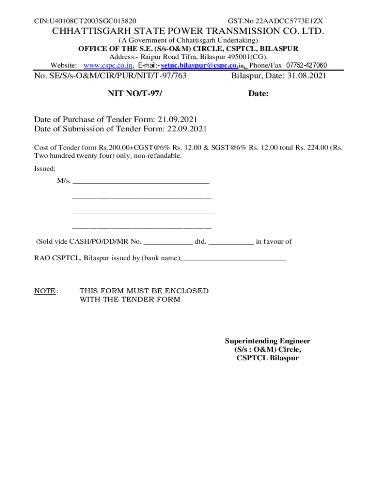 Chhattisgarh State Power Transmission Co. Ltd at Kellie Jackson blog