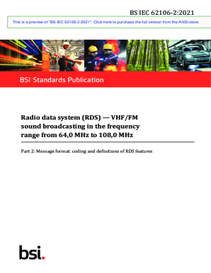 Fillable Online Radio data system (RDS) - BSI Standards Publication Fax ...