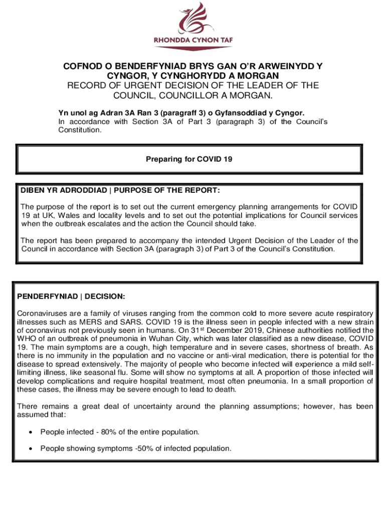 Fillable Online (Public Pack)Agenda Dogfen i/ar gyfer Pwyllgor Y ...