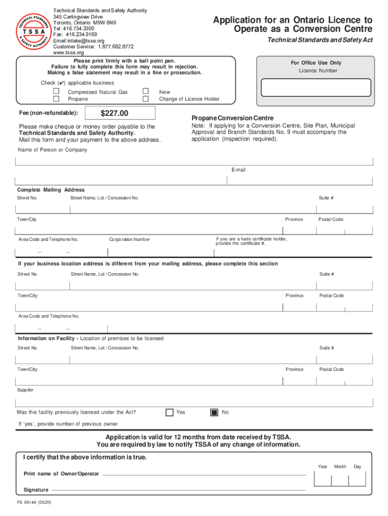 Fillable Online FS-037-v1-Application-for-an-Ontario-Licence-to ...