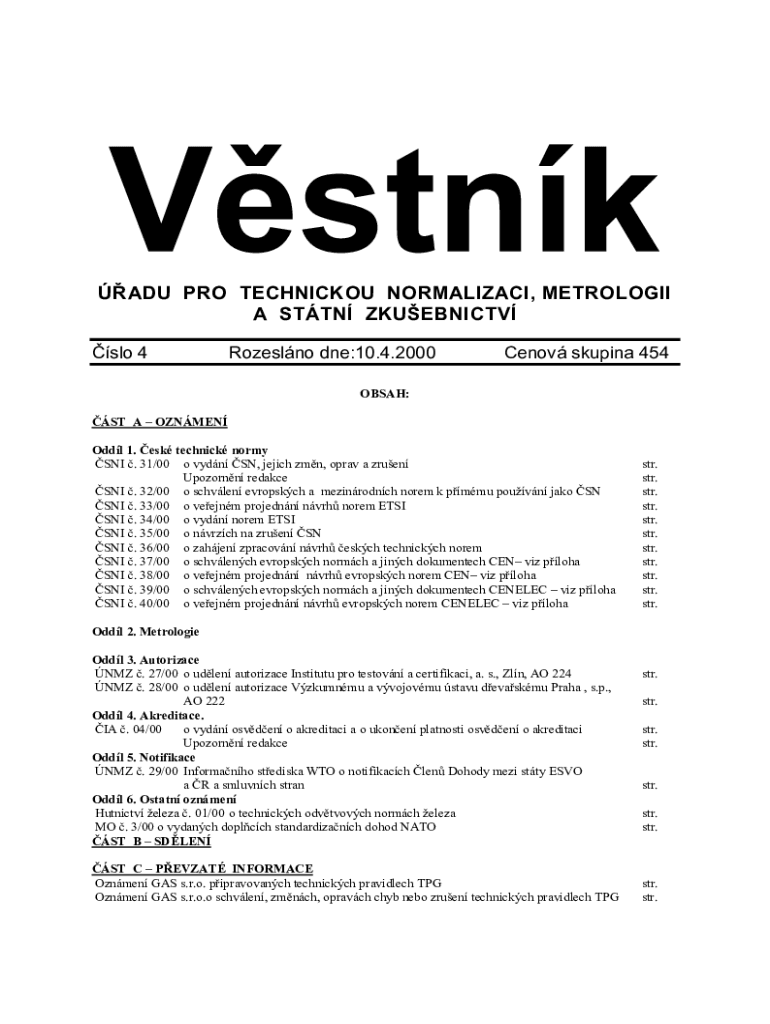 Fillable Online 31/00 o vydn SN, jejich zmn, oprav a zruen Fax Email ...