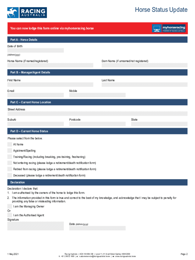 Fillable Online Rules And Services - Australian Stud Book Fax Email Print - pdfFiller