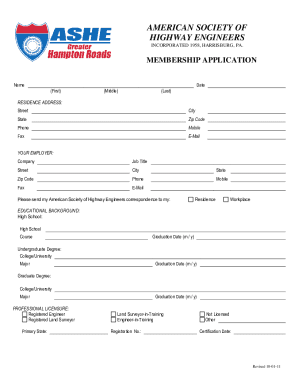 Fillable Online Membership Application - ASHE Harrisburg Section ...
