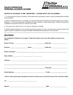 Fillable Online TTD Claim Form - Apr 20 Fax Email Print - pdfFiller