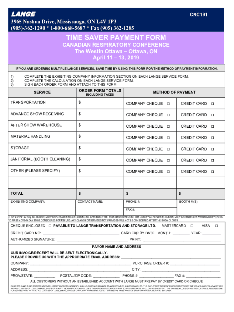 Fillable Online TIME SAVER PAYMENT FORM Fax Email Print - pdfFiller