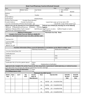 Fillable Online hr gmu rite aid vaccine consent form Fax Email Print ...