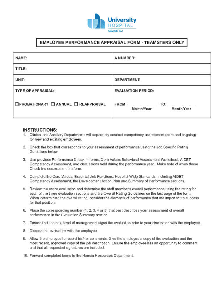 Fillable Online AppraisalTerminating or suspending employment - UNISON Fax Email Print - pdfFiller