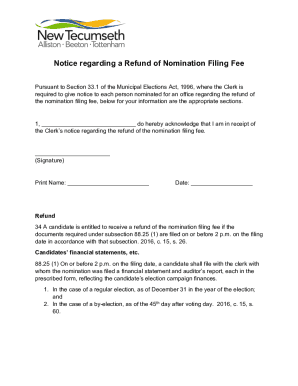Fillable Online notice of filing requirements and penalties related to ...