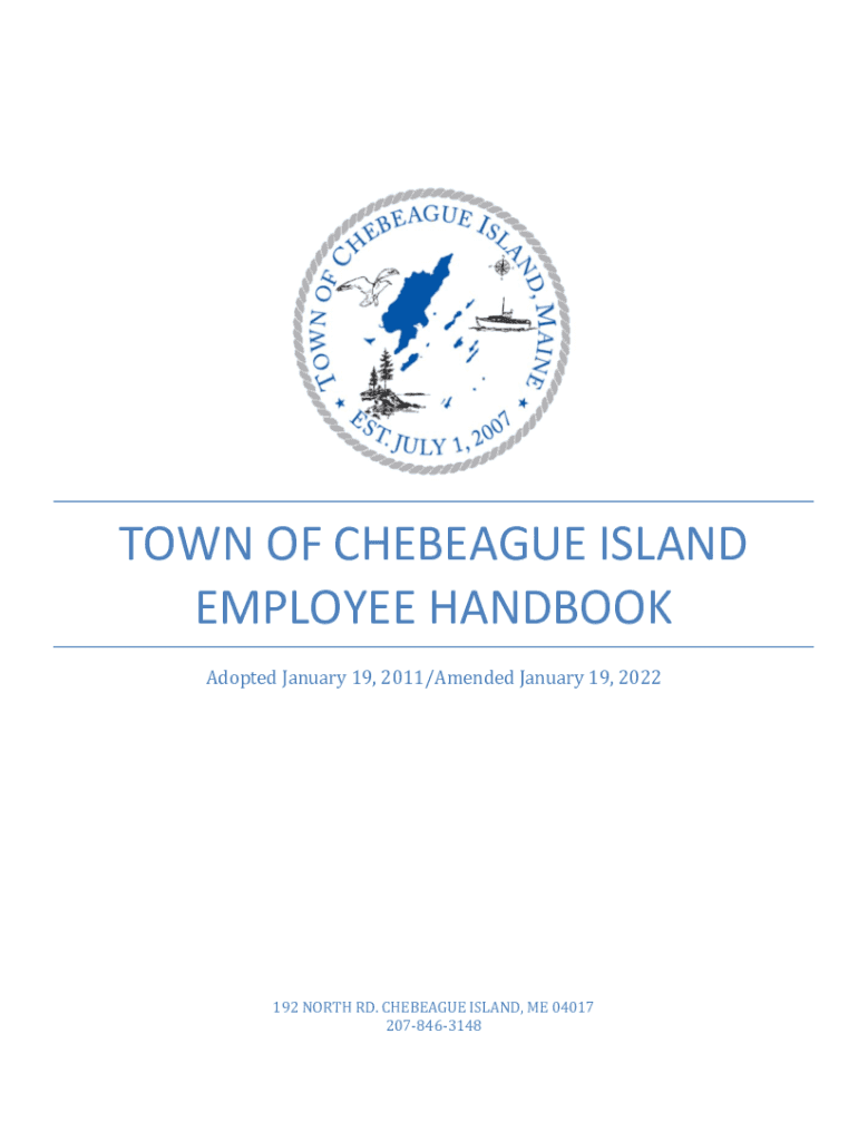 Fillable Online Policies / Statements - Town of Chebeague Island Fax ...