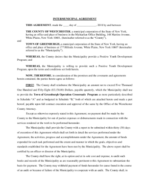 Fillable Online intermunicipal agreement - Village of Hastings-on ...