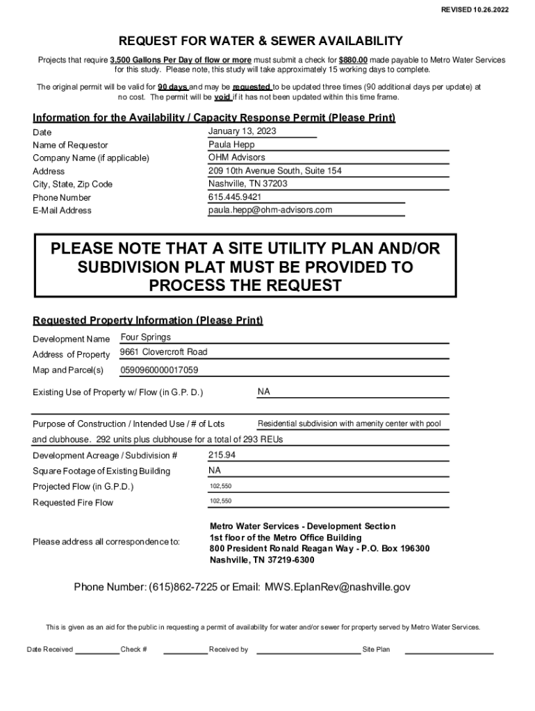 Fillable Online Availability Request -Fillable Fax Email Print - pdfFiller