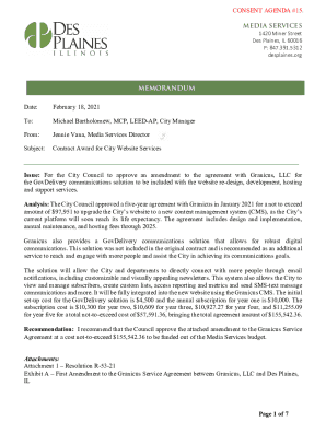 Fillable Online CONSENT AGENDA #15 Fax Email Print - pdfFiller