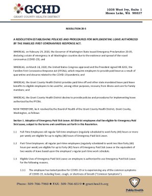 Fillable Online Paid Sick Leave for Employees in Response to COVID-19 ...