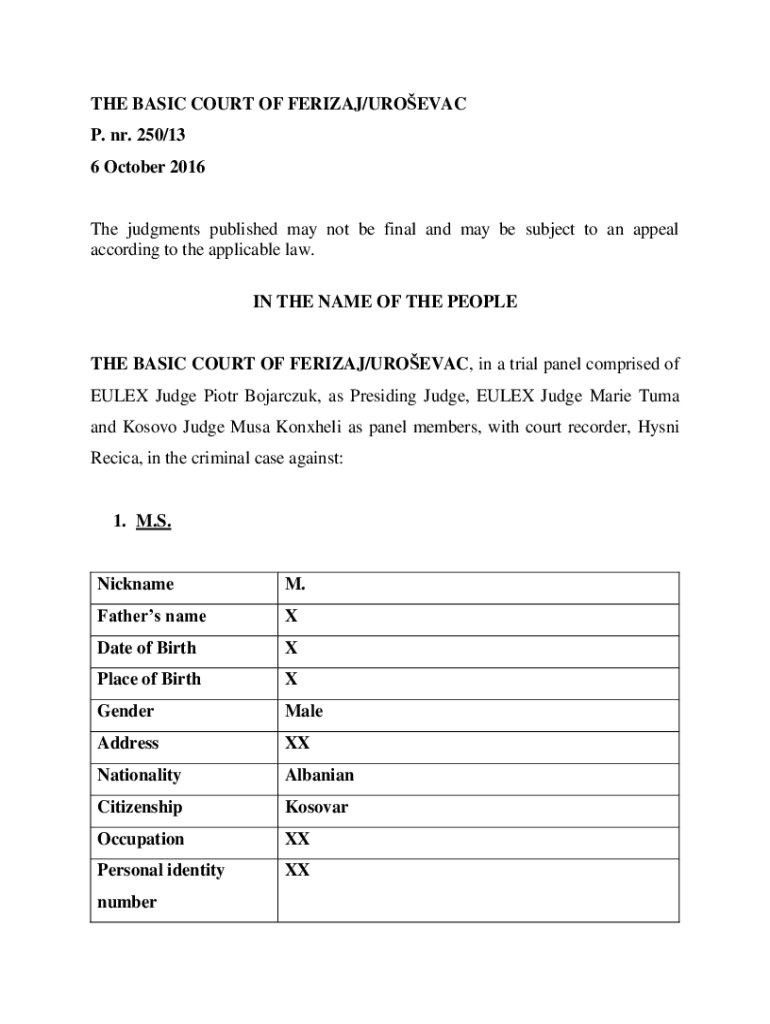 Fillable Online Cross-border Recognition and Enforcement of Foreign ...