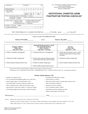 Fillable Online DHHS: DPH: Women's and Children's Health Section ...