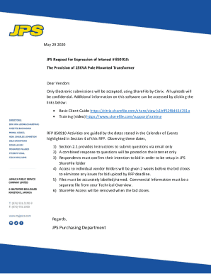 Fillable Online Jamaica Public Service Company Limited (JPS) Fax Email ...