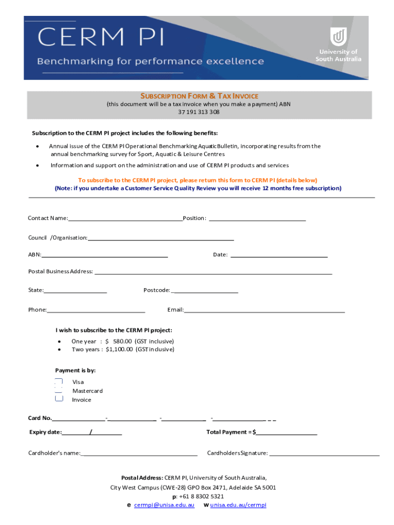 Fillable Online unisa edu Subscription Form designs, themes, templates ...