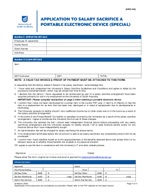 Fillable Online Portable Electronic Devices (PED) Form (FBT Exempt ...