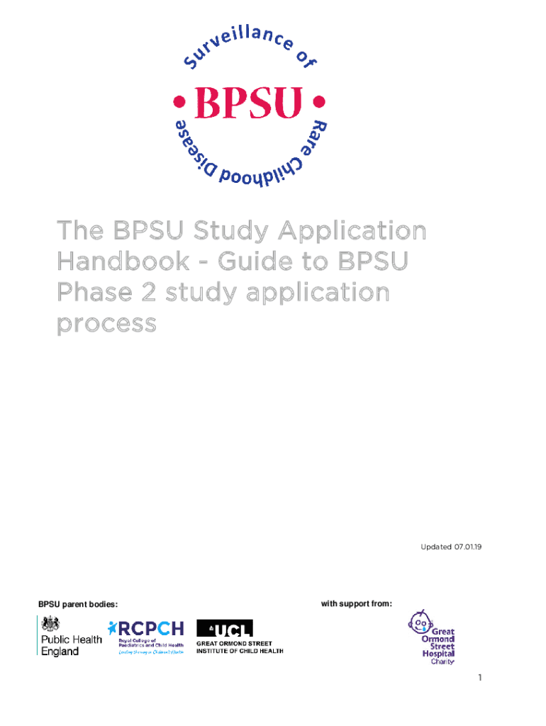 Fillable Online Guide to BPSU Phase 2 study application process - RCPCH ...