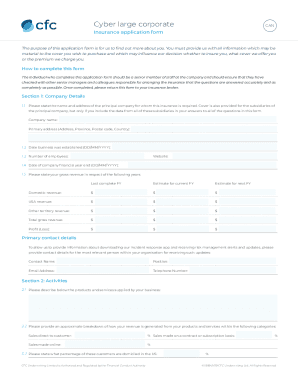 Fillable Online What to expect: the cyber liability insurance ...