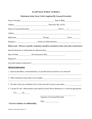 Fillable Online Doctor Authorization for Administration of Medication Fax Email Print - pdfFiller