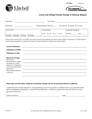 Fillable Online Dual Enrollment - Central Piedmont Community College ...