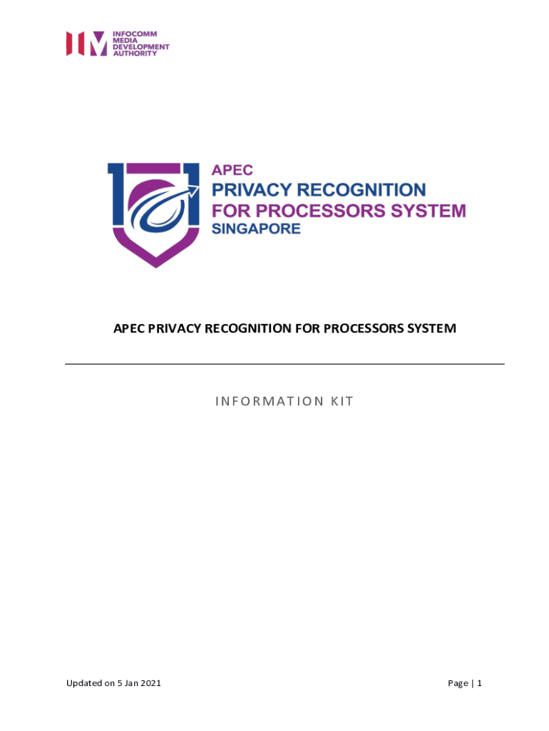Fillable Online apec privacy recognition for processors system - IMDA ...