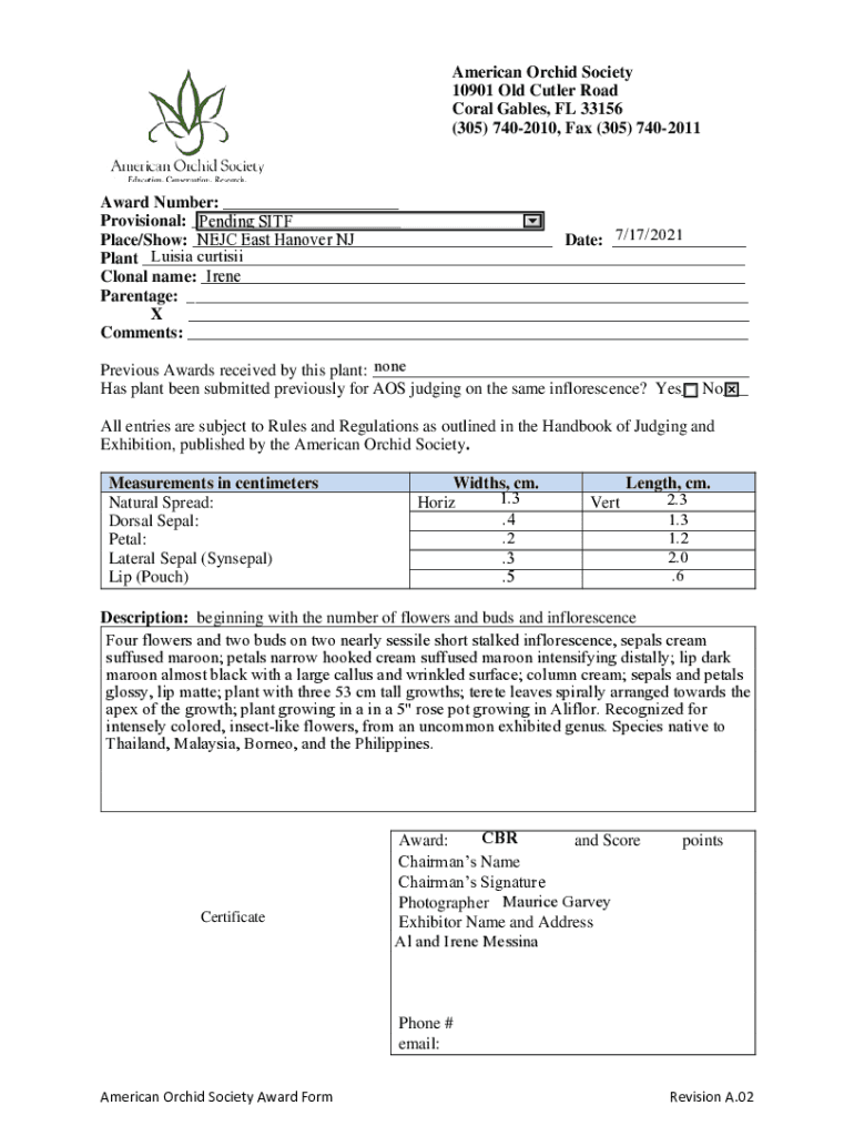 Fillable Online Fairchild Tropical Botanic Garden: Your Miami Botanical Garden Fax Email Print ...