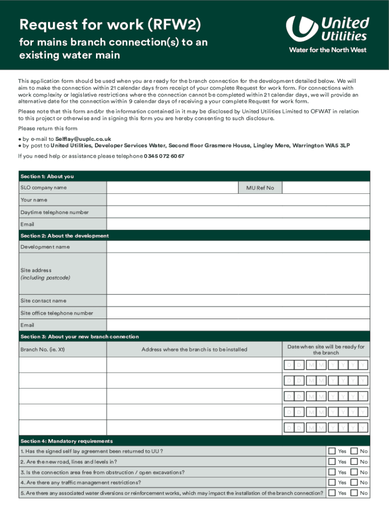 Fillable Online A Partnership with Providence Water - APPLICATION FORMS ...