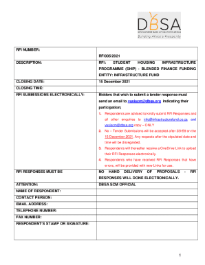 Fillable Online Request for Information for the Corridor Identification ...
