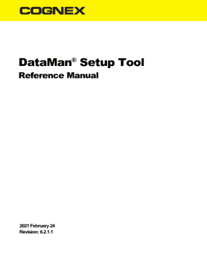 Fillable Online DataMan Setup Tool - Reference Manual Fax Email Print - pdfFiller