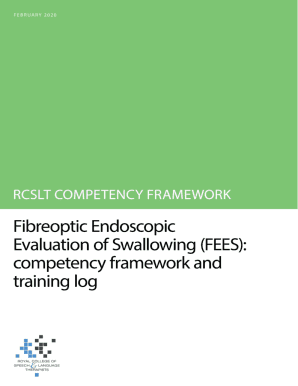 Fillable Online Five Good Communication Standards:What has ... - RCSLT ...