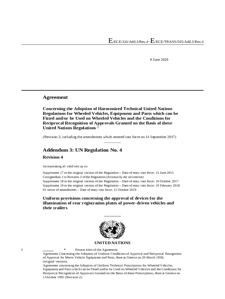 Automotive EMC Standards - UNECE R10 Doc Template | pdfFiller