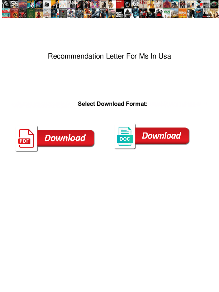 Fillable Online Graduate Application Letters of Recommendation Fax Email Print - pdfFiller