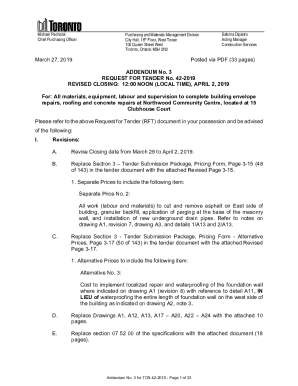 Fillable Online The closing date has been revised form May ... - City ...