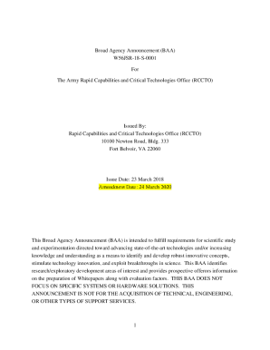 Fillable Online Broad Agency the Army Rapid Capabilities and Critical ...