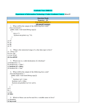 Fillable Online B.Sc. IT Semester Pattern Study Material - University ...