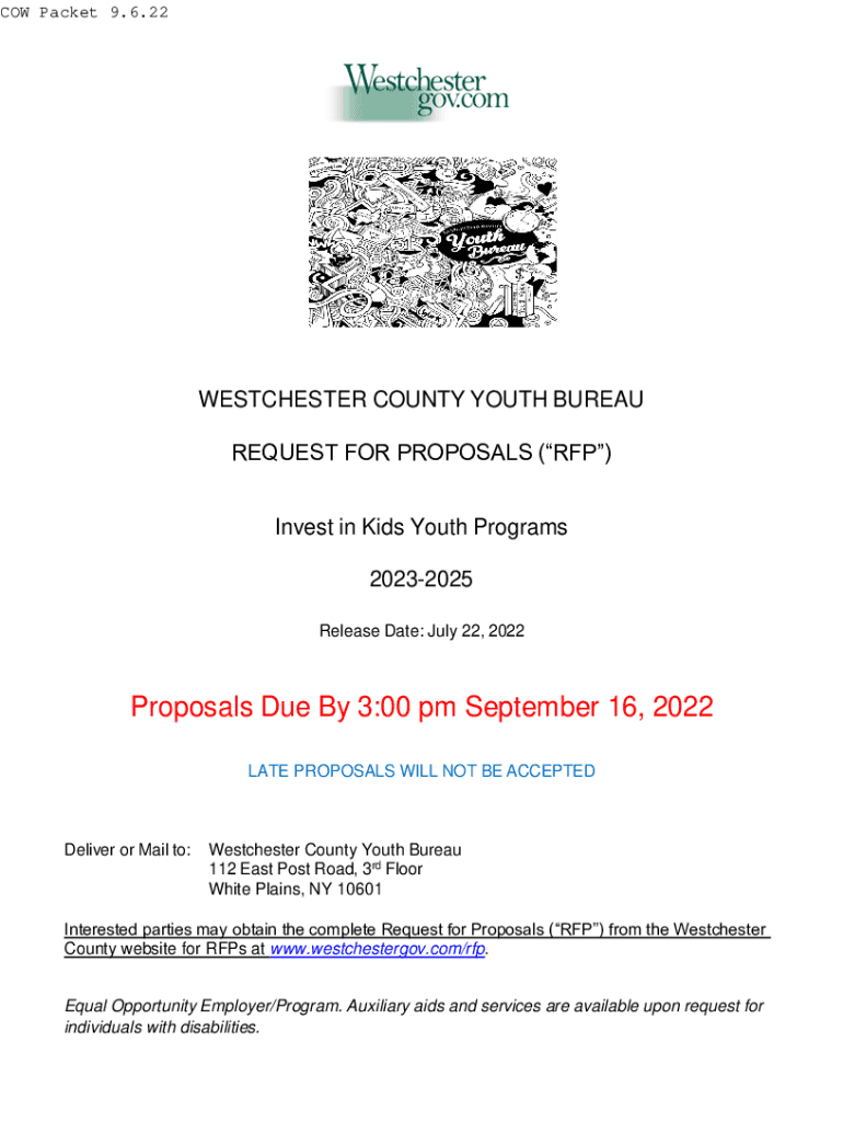 Fillable Online RFP for Comprehansive WIOA Services to In-School Youth ...