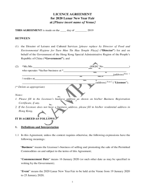 Fillable Online Leave and License Agreement, dated February 23 - SEC ...