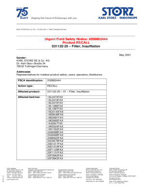 Fillable Online Philips Recall/Field Safety Notice - Quality ...