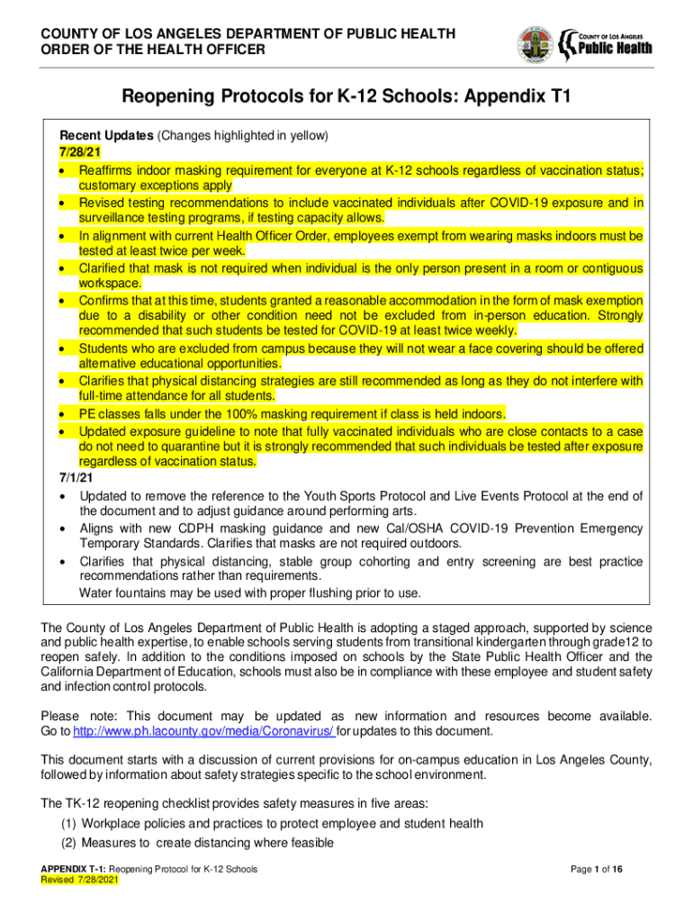 Fillable Online Reopening Protocols for K-12 Schools ... - cloudfront ...