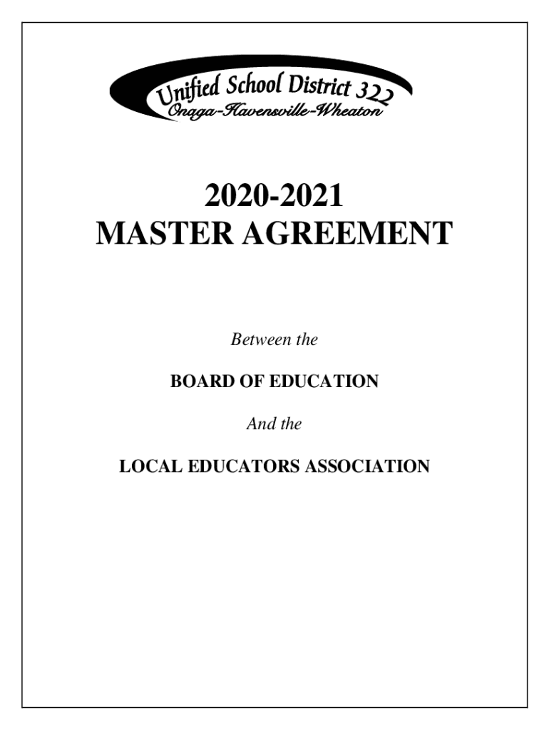 Fillable Online 2020-2021 MASTER AGREEMENT - Amazon AWS Fax Email Print ...